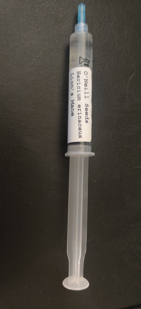 Gourmet Lions Mane Mushroom Liquid Culture Syringe (Hericium erinaceus ...